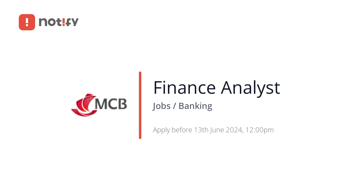 Notify — Finance Analyst