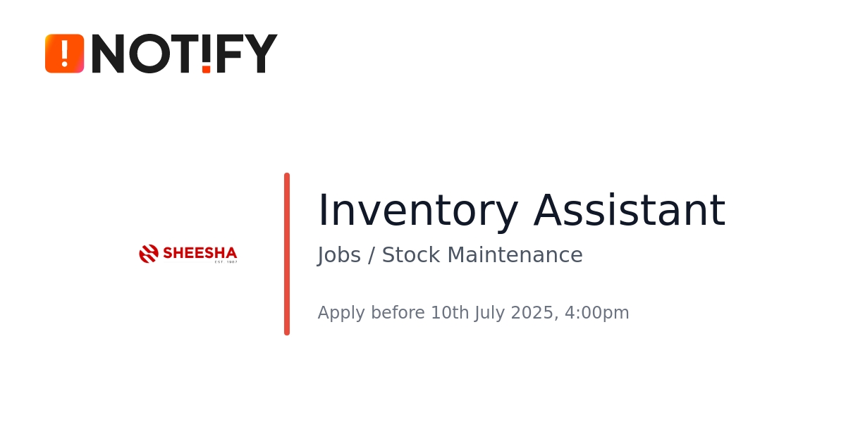 Notify — Inventory Assistant