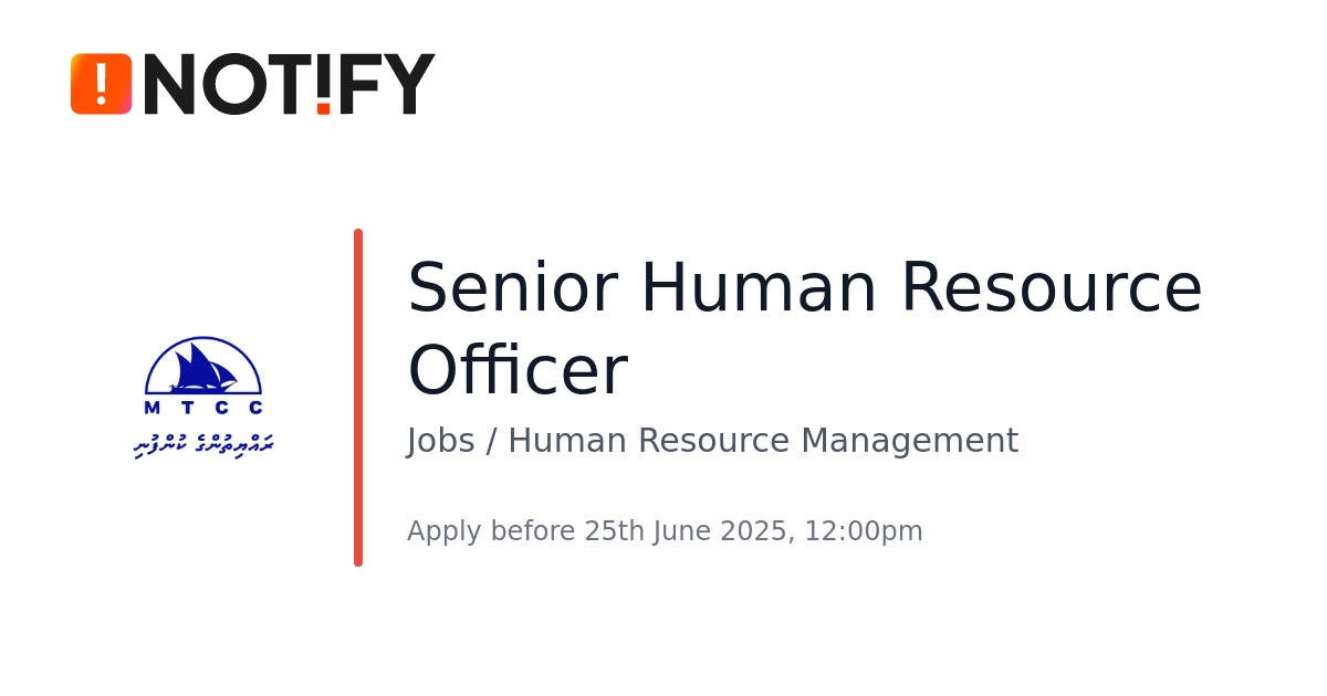 Notify — Senior Human Resource Officer