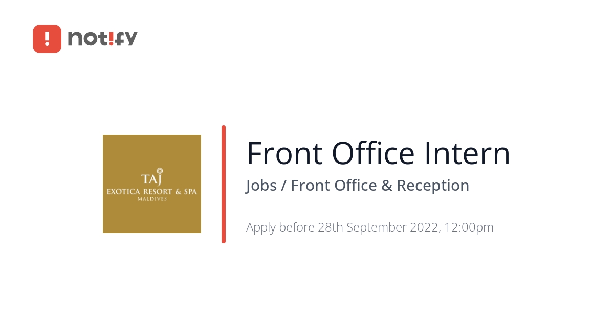 Notify — Front Office Intern