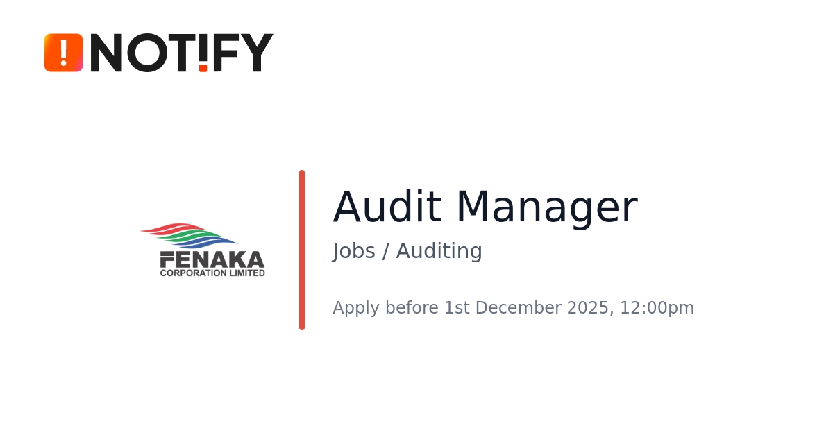 Notify — Audit Manager