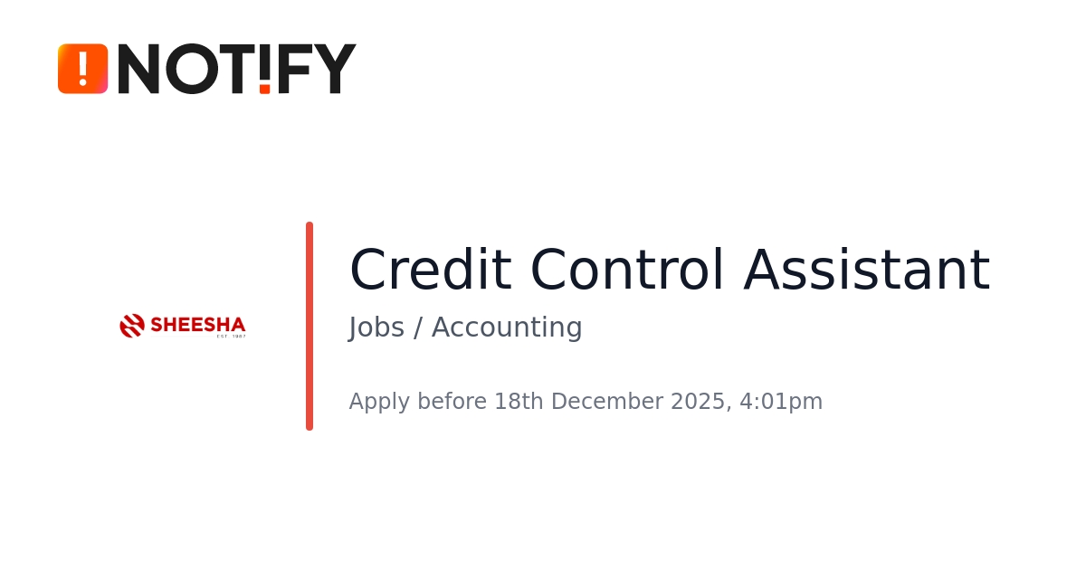 Notify — Credit Control Assistant